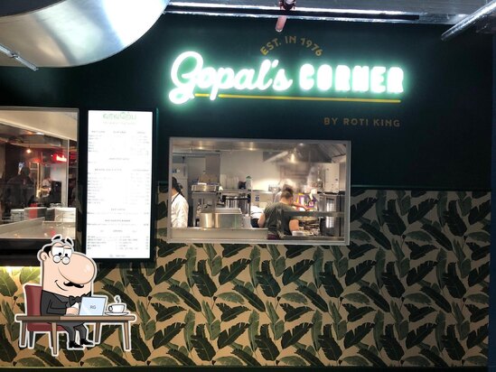 Menu at Gopal's Corner restaurant, London, 9 Holles Street