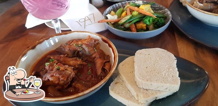 Carta del restaurante 1947 on Vilakazi Street, Soweto