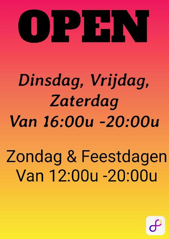 Menu at Chinees-Indisch Restaurant "Hup-Yuen", Groesbeek