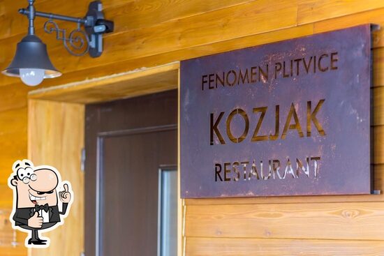 Menu at Restoran Kozjak restaurant, Plitvica Selo