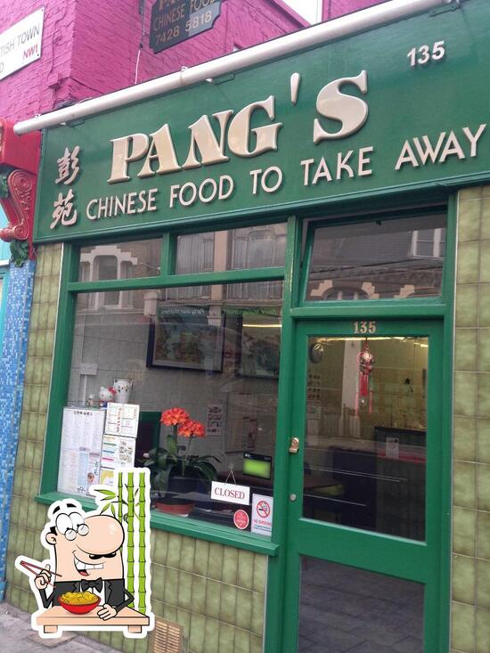 Menu at Pang's fast food, London