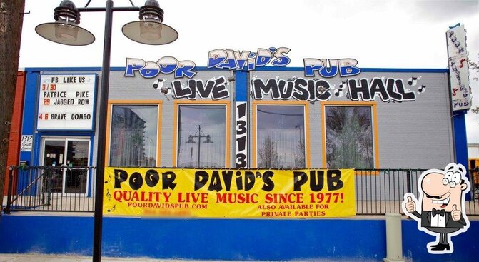 Menu at Poor David's Pub, Dallas, Botham Jean Blvd