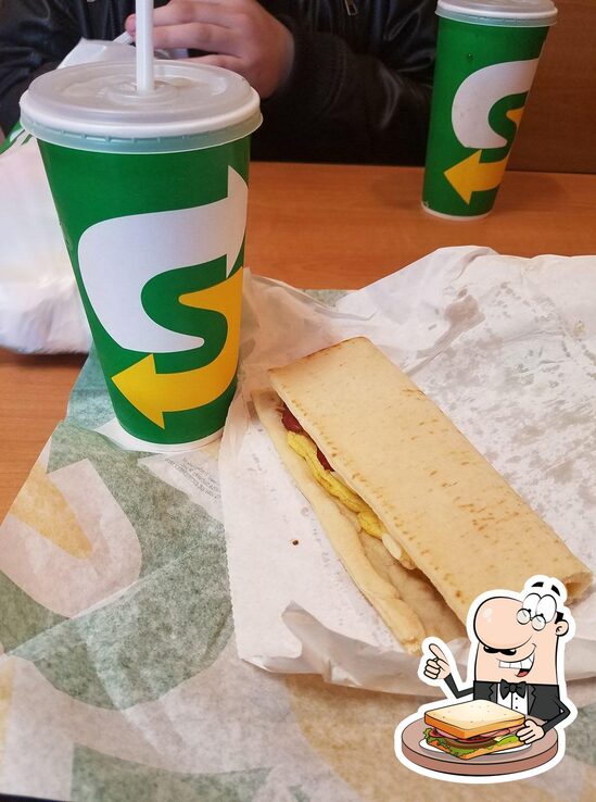 Menu at Subway restaurant, Homer, Lake St C