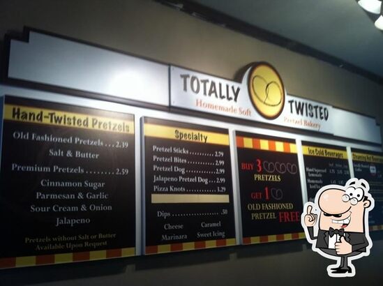 Menu at Totally Twisted Homemade Soft Pretzel Bakery, Jim Thorpe