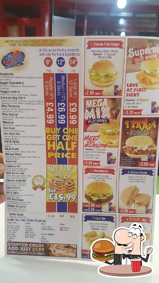 Dixy Chicken, 29 Broad Street in Wolverhampton - Restaurant menu and ...