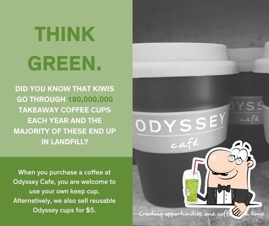 Odyssey Cafe, Auckland - Restaurant menu, prices and reviews