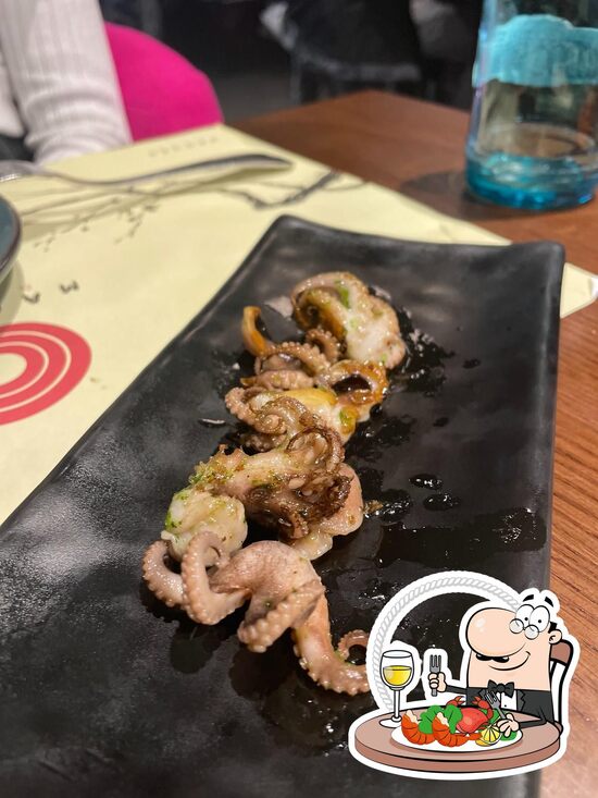 Menu at Maguro restaurant, Barcelona