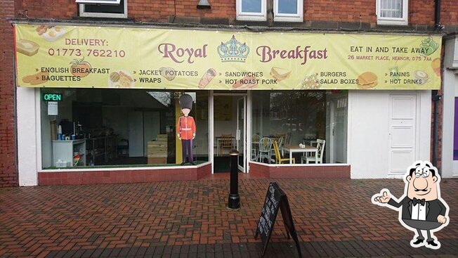 Menu at Royal Breakfast cafe, Heanor