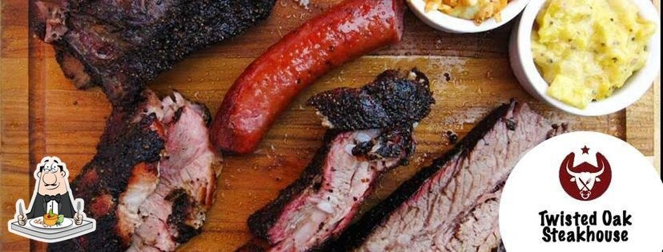Menu at Twisted Oak Steakhouse, Denton