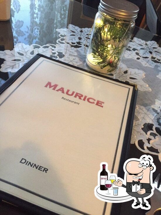 Menu at Maurice restaurant, Paris