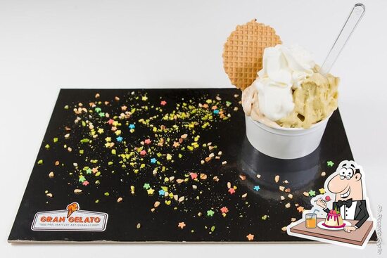 Menu at Gran Gelato, Monza