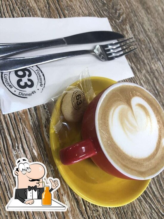 Menu at Cafe 63, East Brisbane, Stanley St E