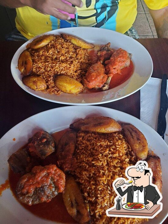 Menu at Jollof Rice King restaurant, Houston