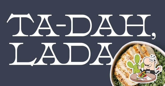 Menu at LADA restaurant, Dallas
