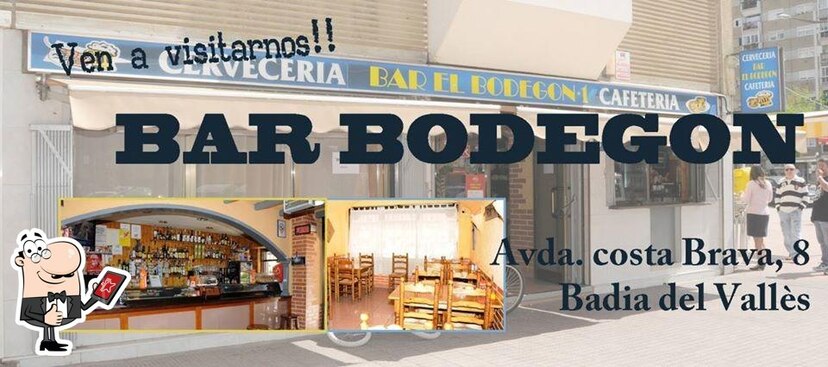 Menu at El bodegón restaurant, Badia