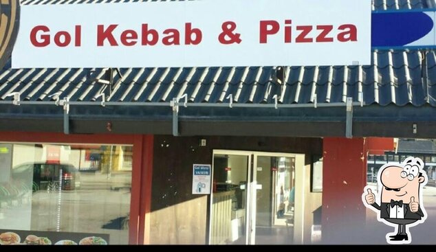 Menu at Gol Kebab og pizza As restaurant, Gol