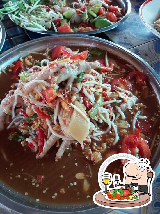 Menu at ร้านแจ๊กส้มตำอินเตอร์ restaurant, Nam Mong
