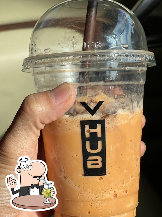 Menu at V HUB CAFE ตลาดนินจา, Don Hua Lo