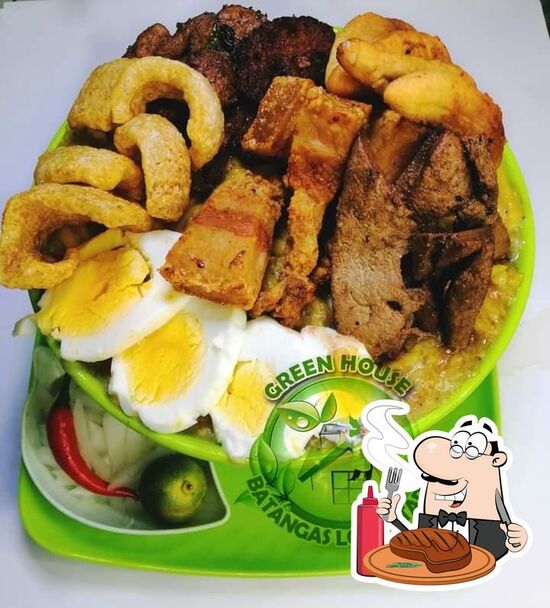Menu at GreenHouse Batangas Lomi Tapsi restaurant, Calamba