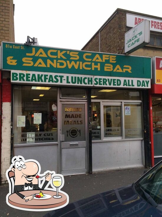 Menu at Jack's Cafe & Sandwich Bar, London, 81A East St