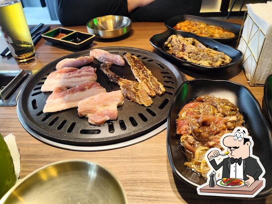Menu at Jeonjuu Korean BBQ, Bucharest