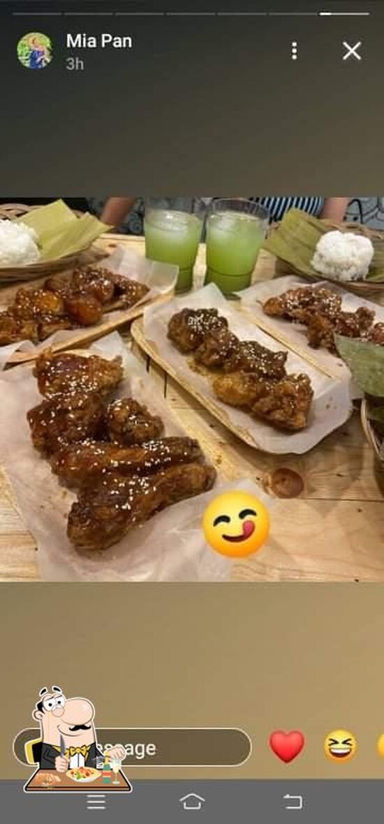 Menu at PaDon's restaurant, Digos City