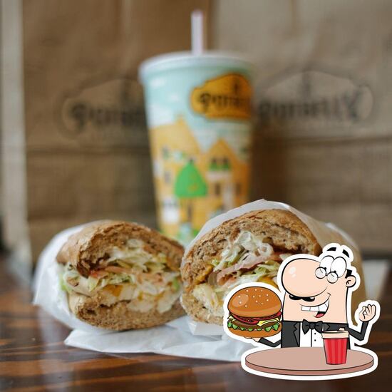Menu at Potbelly fast food, Lake Geneva