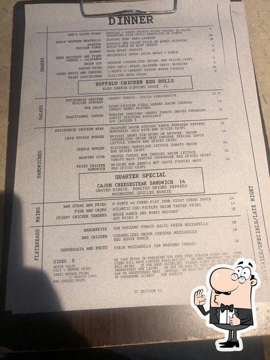 Quarter Bar - Trophy Club in Trophy Club - Restaurant menu and reviews