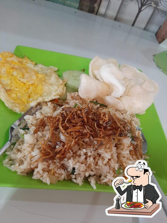 Menu at Bacan Food Court restaurant, Indonesia