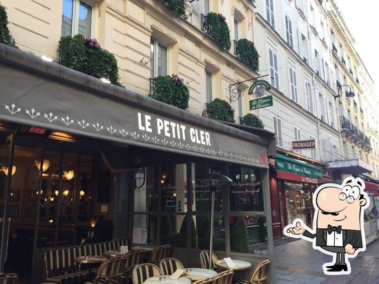 Menu at Le Petit Cler restaurant, Paris, 29 Rue Cler