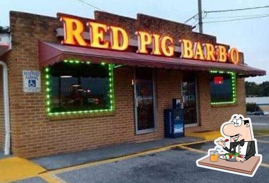 Menu at Red Pig Bar-B-Q, Johnson City