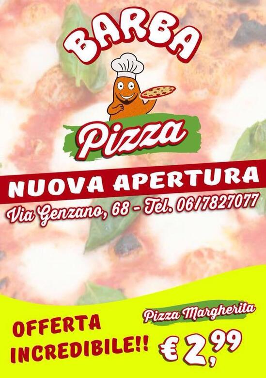 Menu at Lions Pizza restaurant, Rome