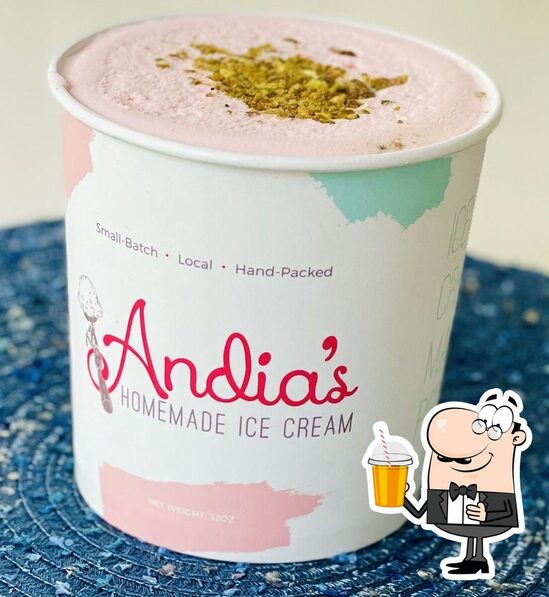 Menu at Andia's Homemade Ice Cream restaurant, Cary, Green Level Church Rd