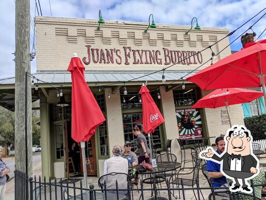 Menu at Juan's Flying Burrito - Pensacola restaurant, Pensacola