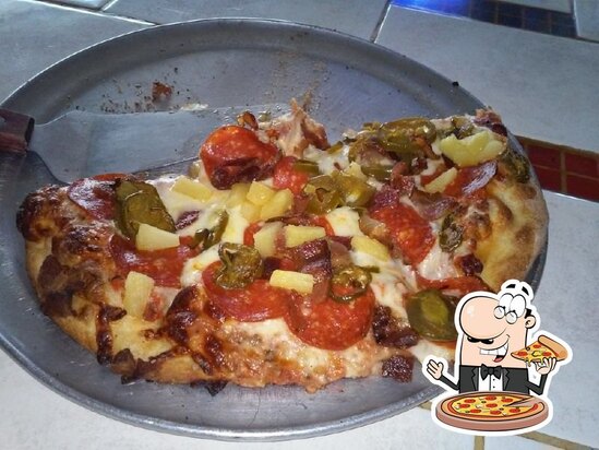 Menu at Mosca's pizzeria, Sunrise Beach Village