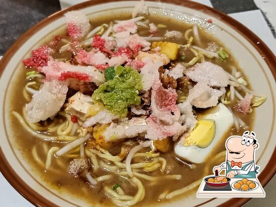 Menu at Mie Rebus Subram, Suka Maju