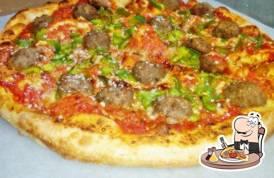Menu at Paparonis pizzeria, Barberton