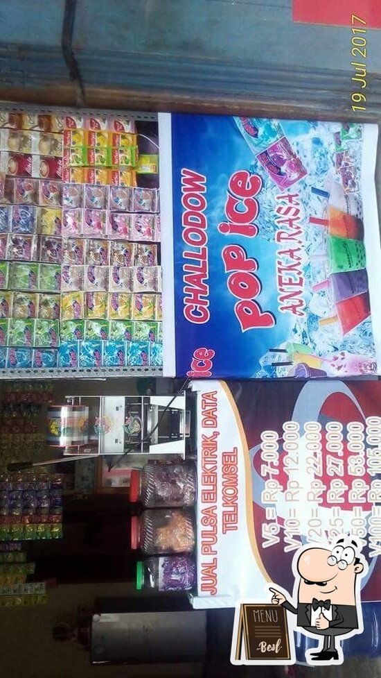 Menu at Challodow Pop Ice cafe, Indonesia