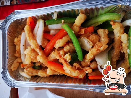 Menu at China Hall fast food, Southam