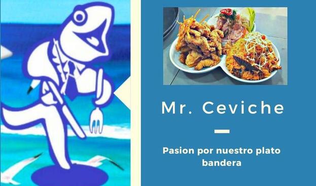 Menu at Mr Ceviche restaurant, Cusco
