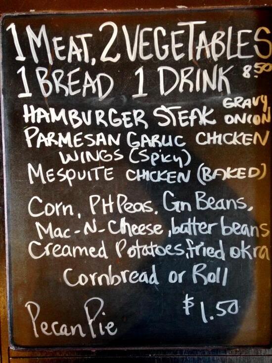 Menu at Between Friends pub & bar, Water Valley