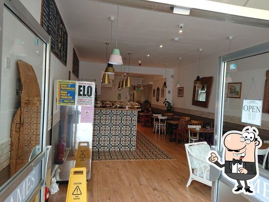 Menu at James' Kitchen cafe, Horley