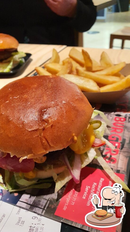 Speisekarte von Rusty's Burgers restaurant, Erfurt