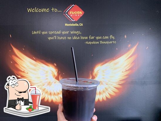 Menu at Fusion Wings restaurant, Montebello