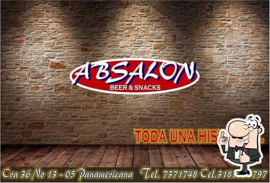 Carta del pub y bar Absalon Beer & Snacks, Pasto, Cra 36 #05 13
