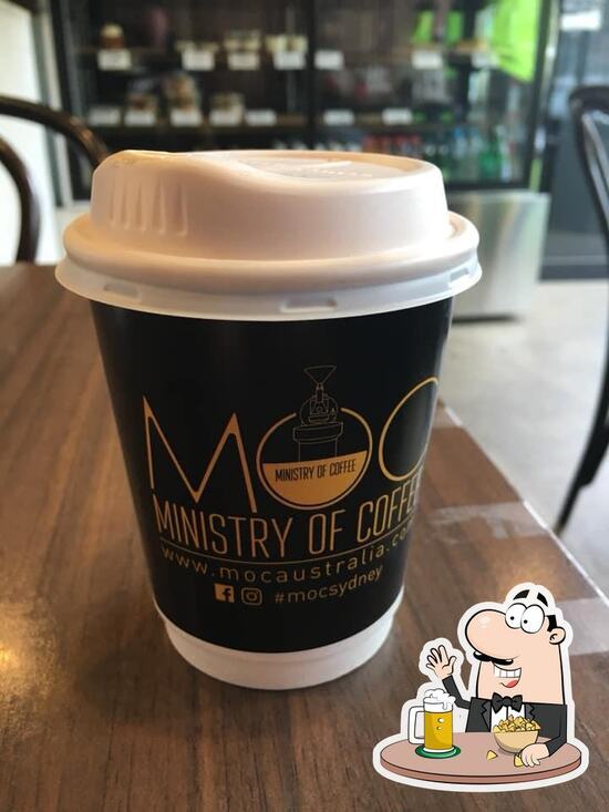 Menu at Ministry of Coffee. cafe, Rozelle