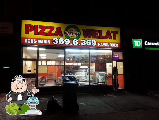 Menu at Pizza Welat pizzeria, Montréal, Somerled Ave
