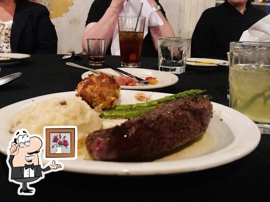 Menu at Rockwell's steakhouse, Toledo, 27 Broadway St