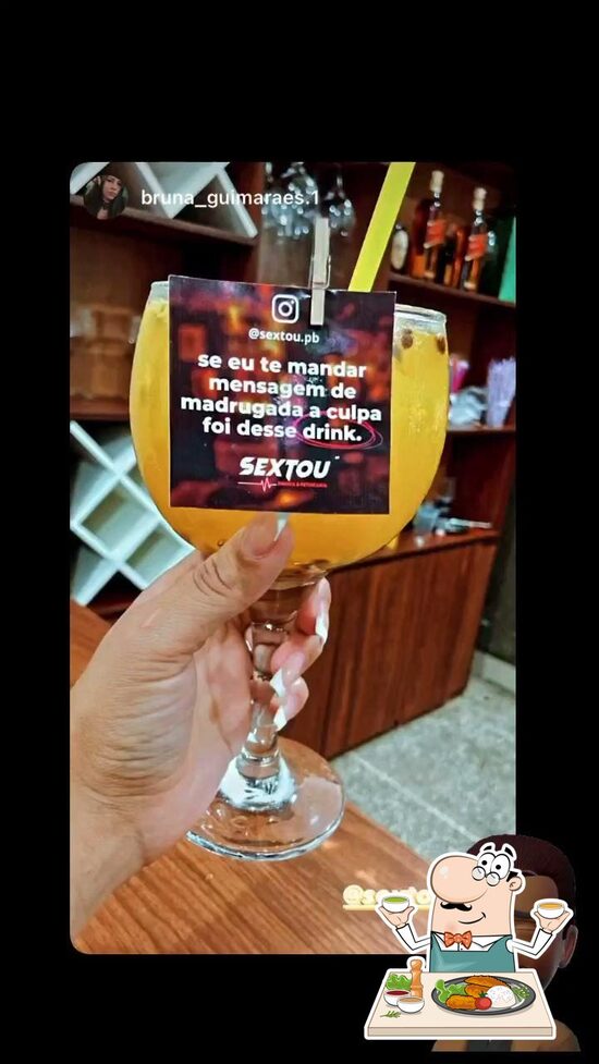 Sextou Drinks e Petiscaria, Padre Bernardo - Menu do restaurante ...