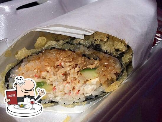 Menu at Sushi Burrito on 8th restaurant, Salt Lake City